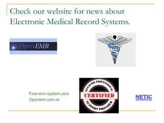 Use of OpenEMR for future implementation.ppt