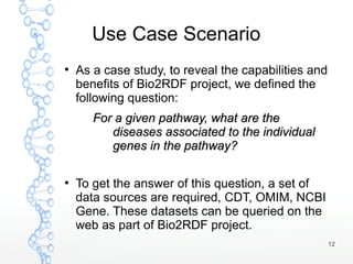 Use of open_linked_data_in_bioinformatics | PPT
