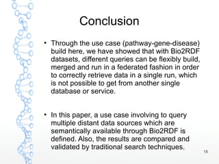 Use of open_linked_data_in_bioinformatics | PPT