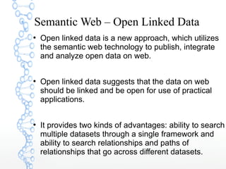 Use of open_linked_data_in_bioinformatics | PPT