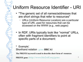 Use of open_linked_data_in_bioinformatics | PPT