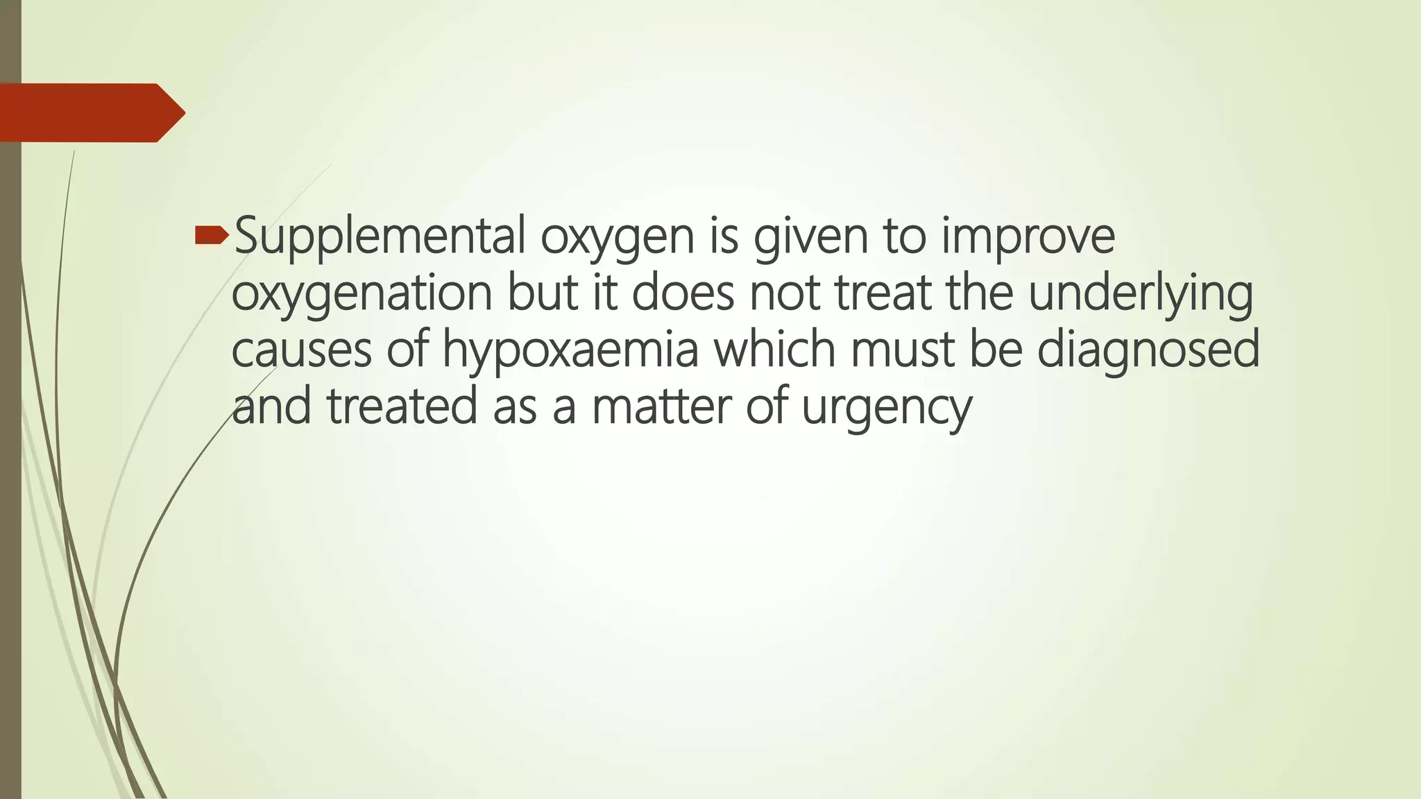 Use of oxygen in adults in healthcare | PPT