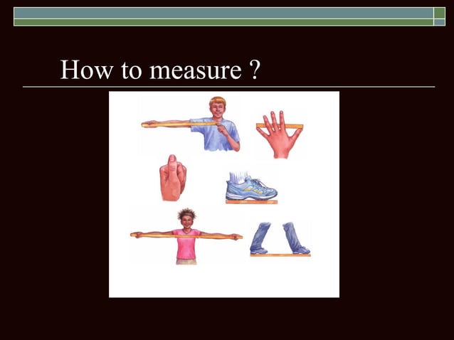 Use of percentiles ,and static and dynamic measurements | PPT