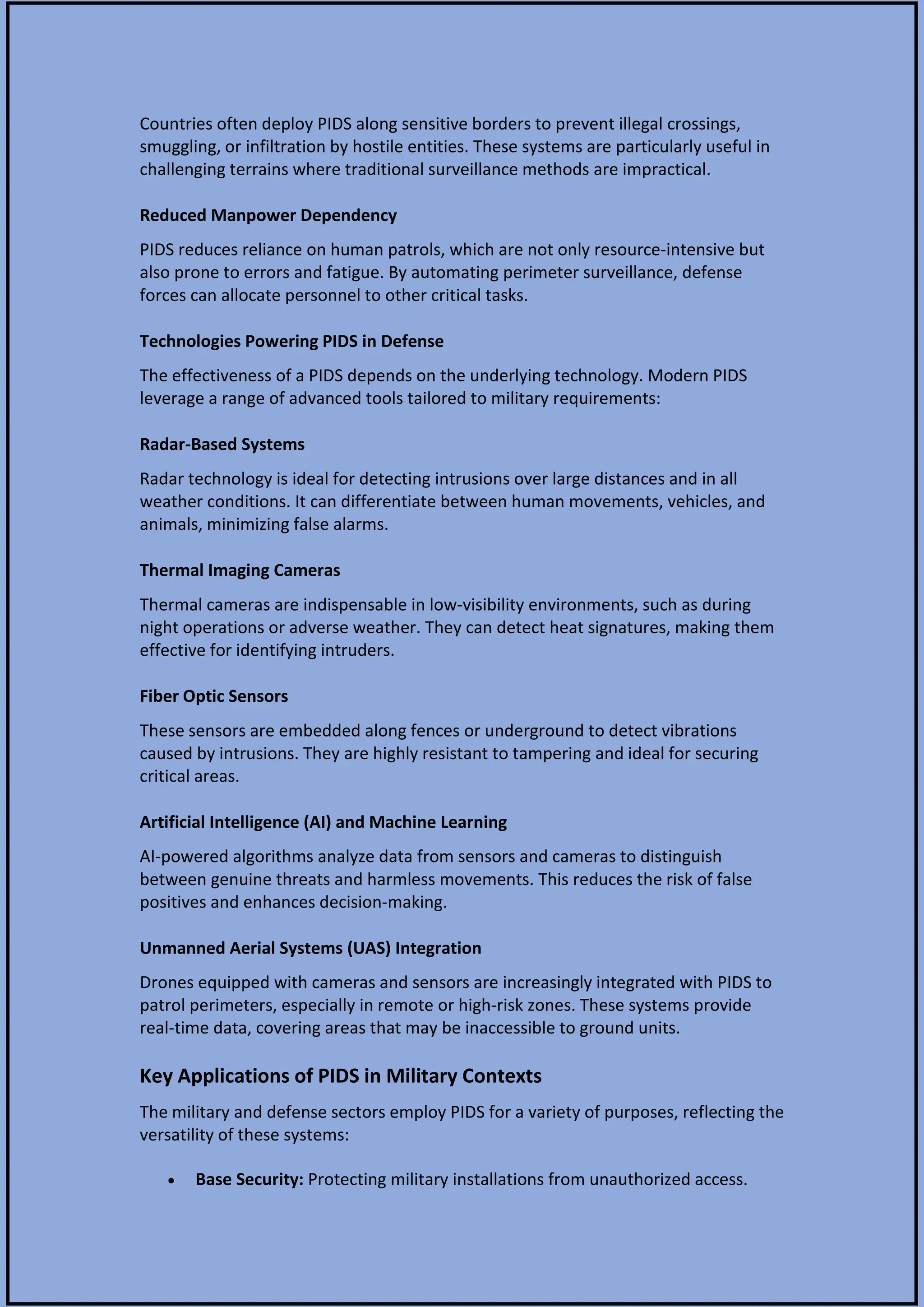 Use of PIDS in Military and Defense Sectors.pdf