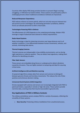 Use of PIDS in Military and Defense Sectors.pdf