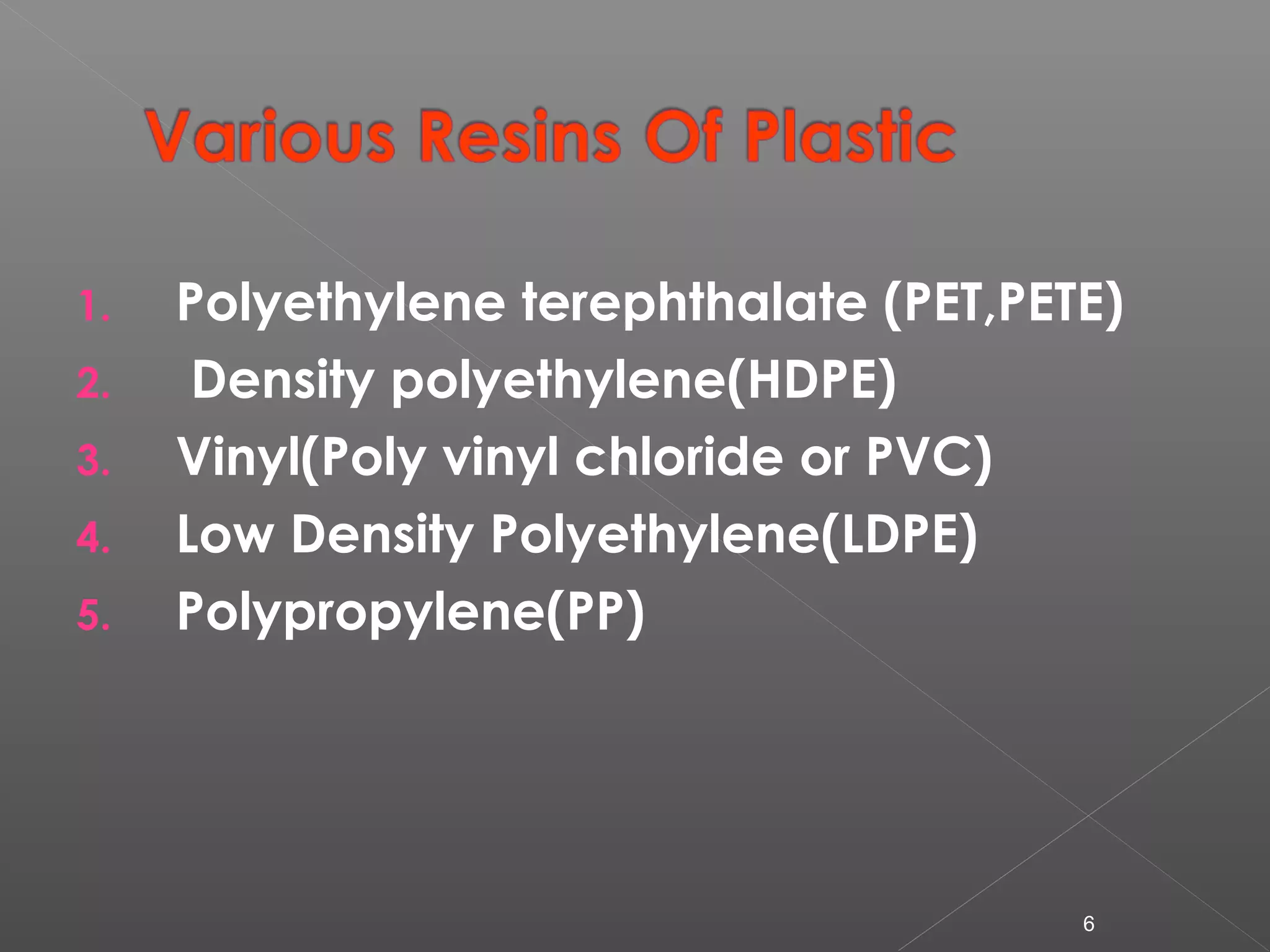 Use of plastic waste in road construction | PPT