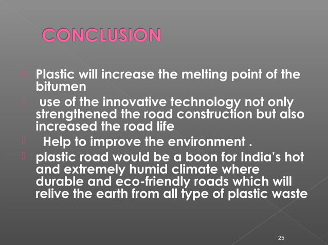 Use of plastic waste in road construction | PPT | Indoor Environmental ...