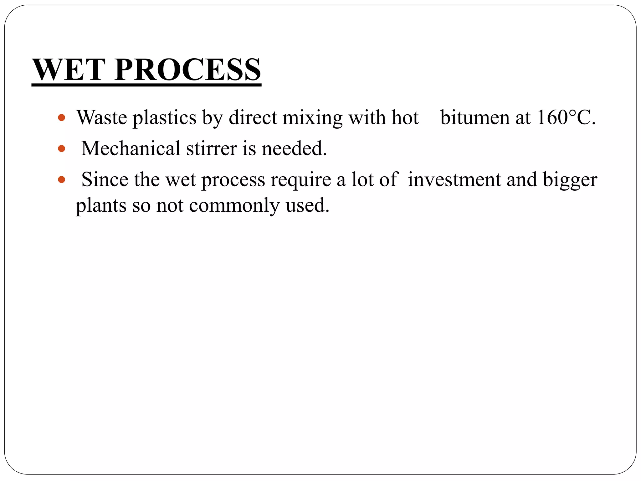 Use of plastic waste in road construction. | PPTX