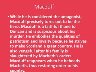 Use of power by male characters macbeth | PPT