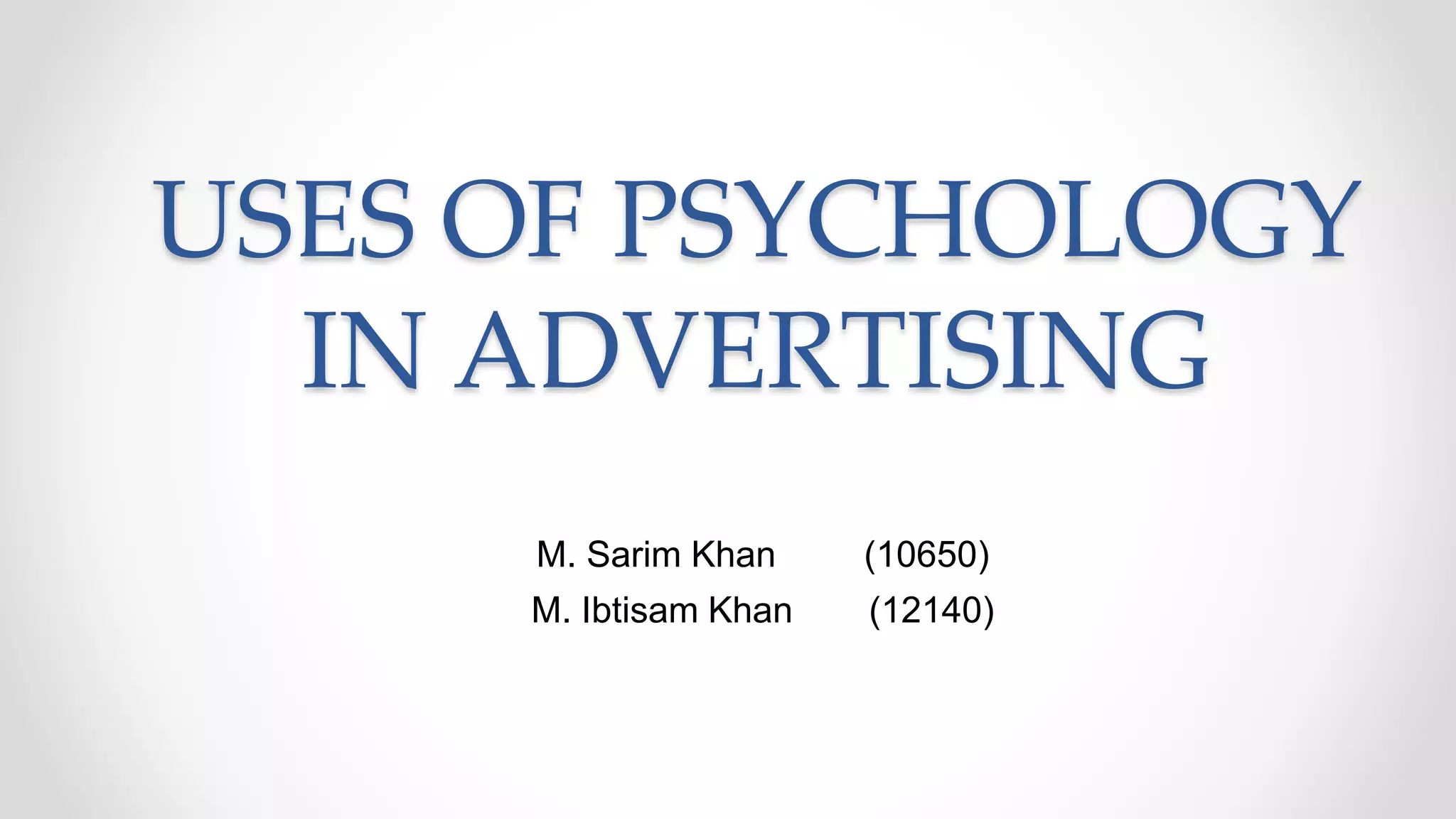 psychology in advertising.pptx