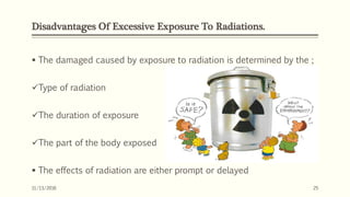 Uses of radiation to man | PPT