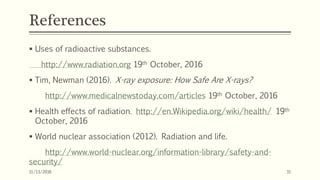 Uses of radiation to man | PPT