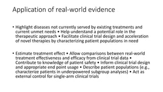 Use of real-world data to provide evidence in.pptx