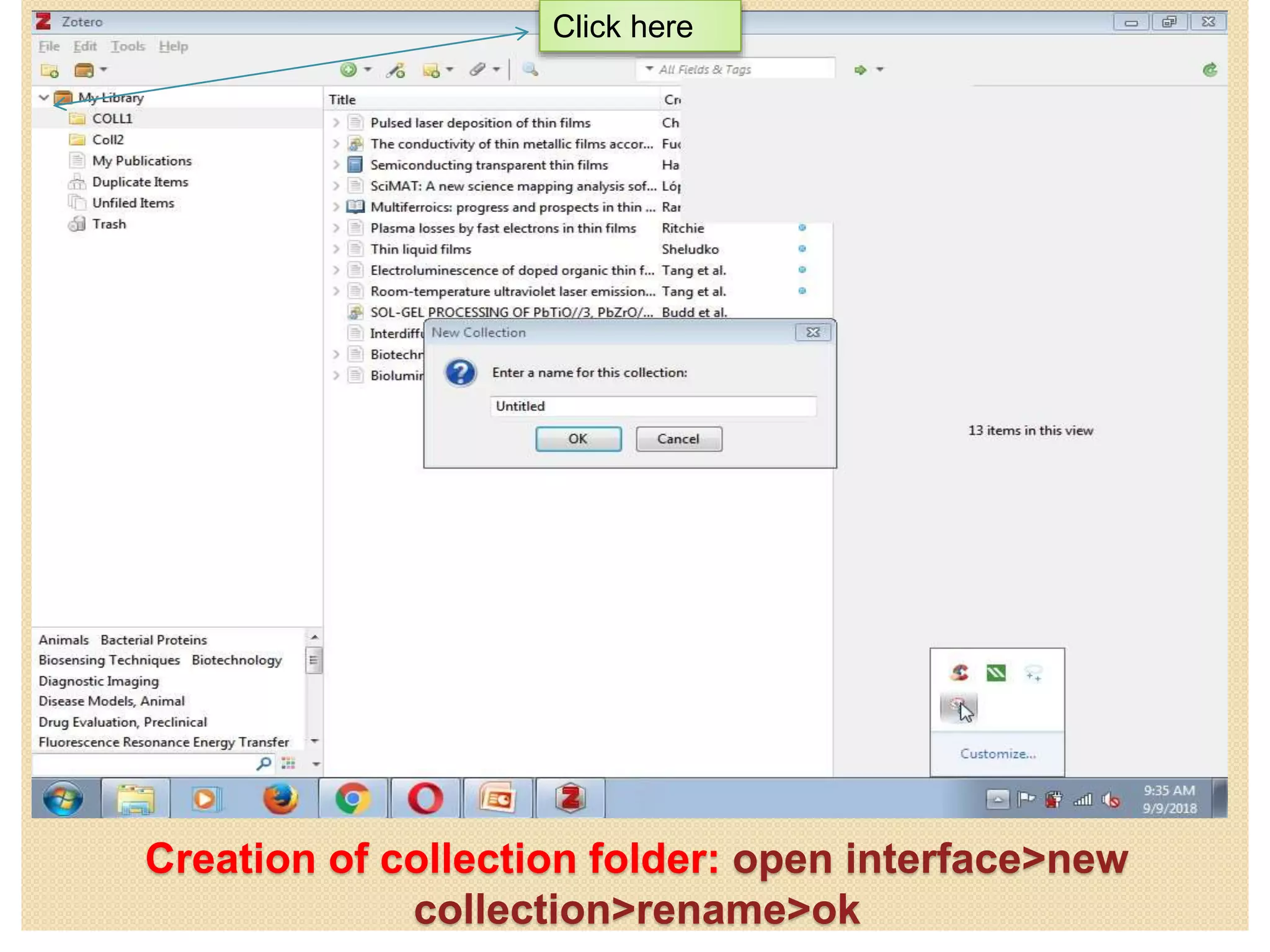Use of reference management tools in Reserch : Zotero and Mendeley | PPTX