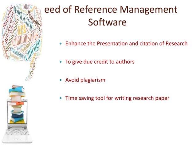 Use of reference management tools in Reserch : Zotero and Mendeley | PPTX
