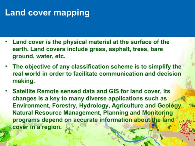 Use Of Remote Sensing For Land Cover Monitoring Servir Science Applications Ppt