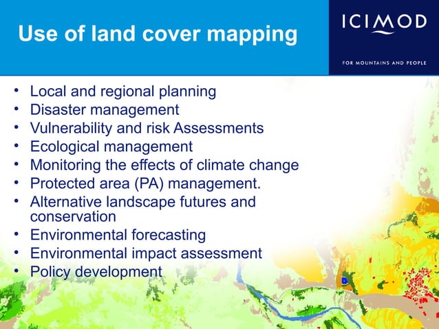 Use Of Remote Sensing For Land Cover Monitoring Servir Science Applications Ppt