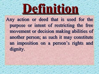 Use of restraint | PPT | First Aid | Injuries