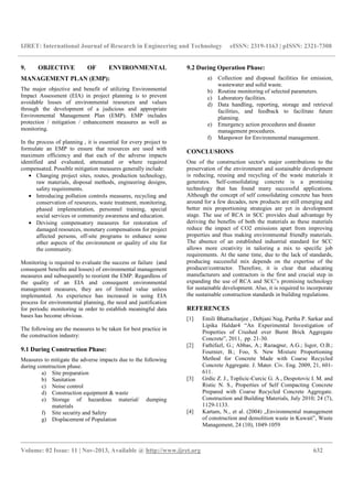 Use of scc and rca for sustainable construction – | PDF