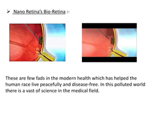 Use of science in modern health | PPTX