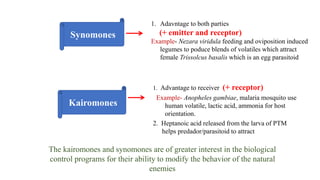 Use of Semiochemicals, Auditory stimuli and Visual f.ppt