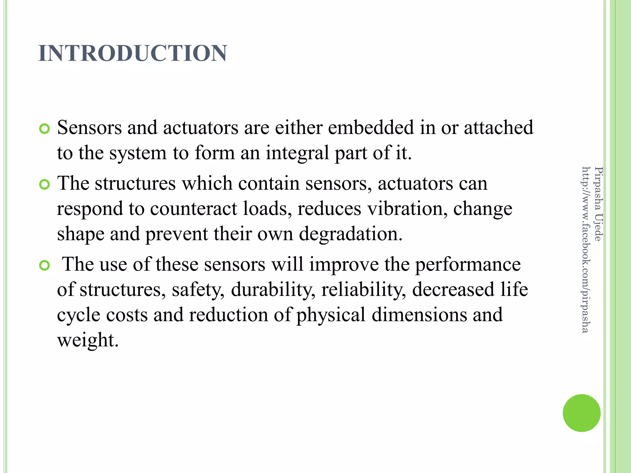 Use of sensors in structural engineering by pirpasha ujede | PDF