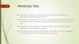 Use of sewage sludge ash in building materials1 | PPSX