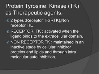 Use of signaling targets in cancer therapy | PPTX