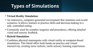 USE OF SIMULATION IN NURSING.pptx By Azkar Hussain | PPTX