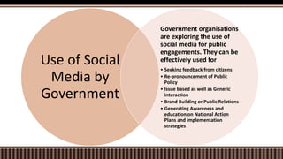 Use of social media by government and e-governance | PDF