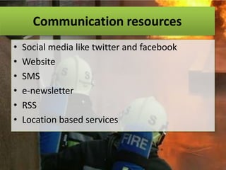 Use of social media in crisis communication | PPTX | Social Networking ...