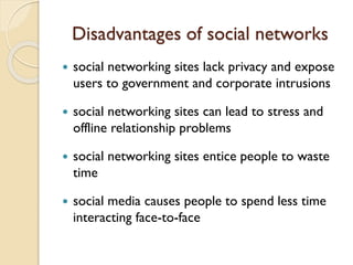 Use of social networks | PPT