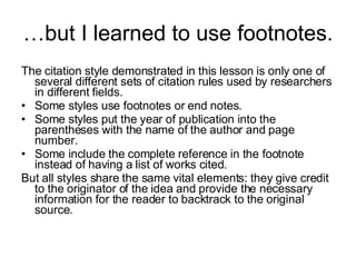 Use Of Sources I | PPT