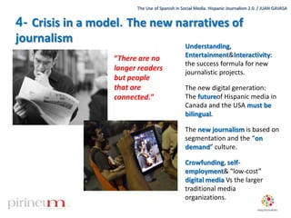 Use of Spanish in Social Media | PPTX