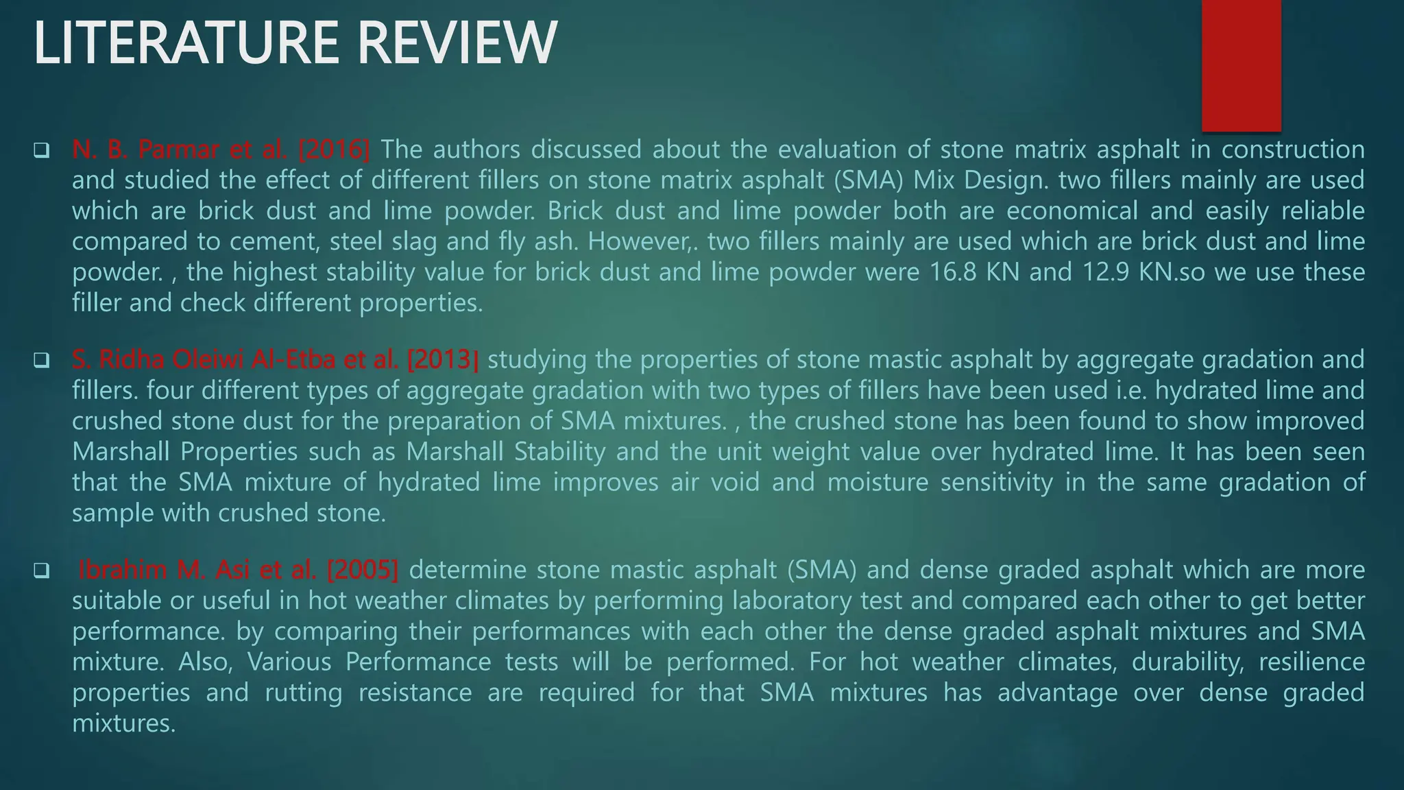 USE OF STONE MATRIX ASPHALT (SMA).pptx
