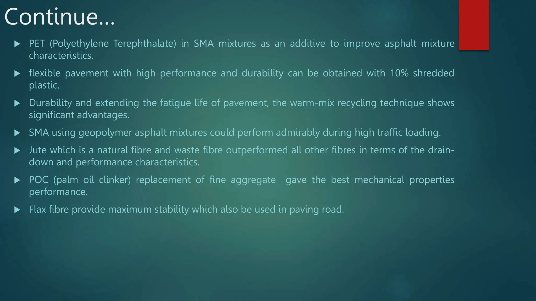 USE OF STONE MATRIX ASPHALT (SMA).pptx
