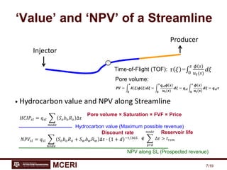 Use of streamline flow diagnostics for injection production rate ...