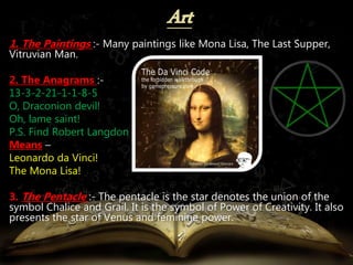 Use of Symbols, Science and Art in The Da Vinci Code Novel by Dan Brown ...