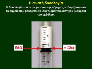 Περιγραφή σύριγγας | PPTX