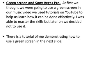 Use of technologies for our evaluation | PPTX