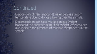 Use of thermal analysis | PPT