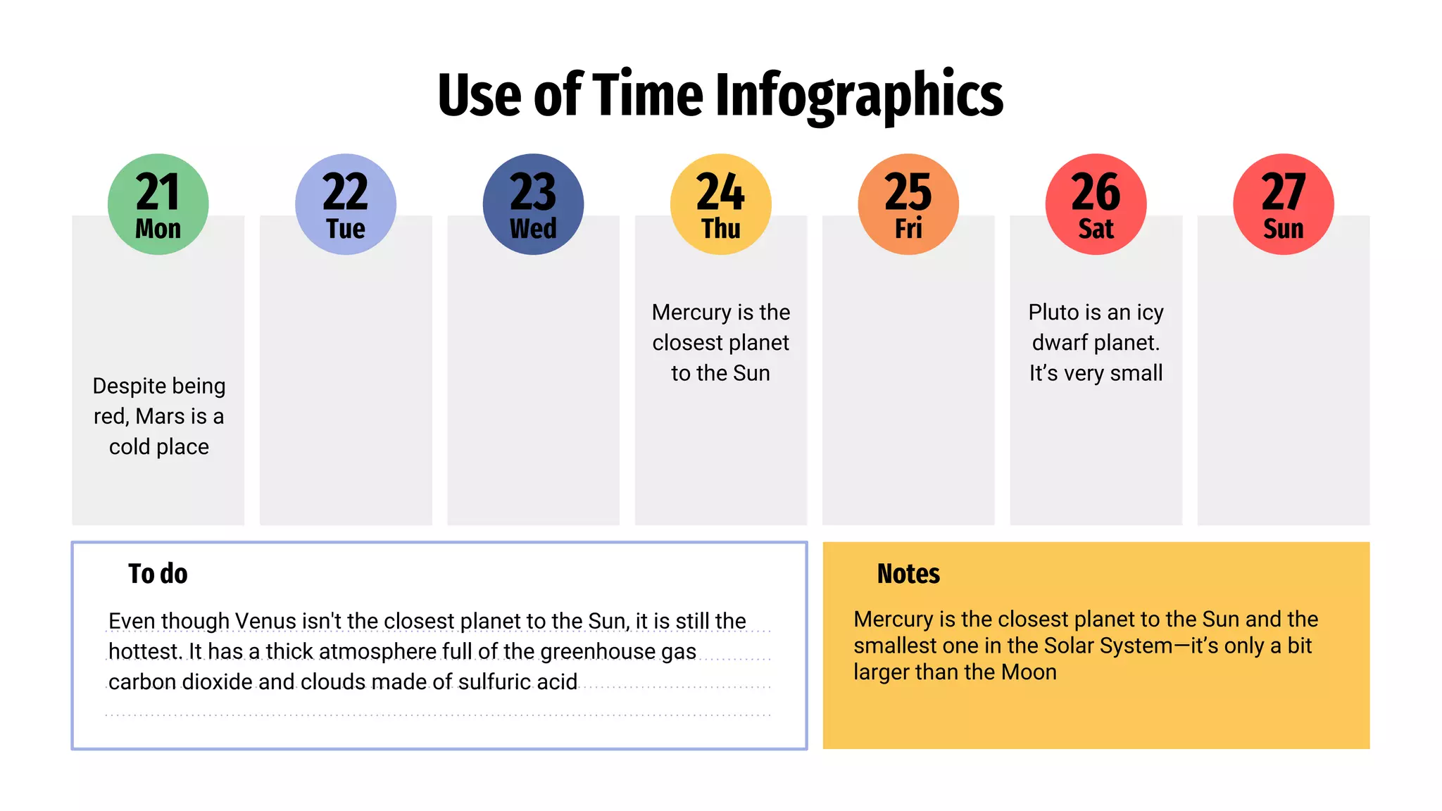 Use of Time Infographics | PPT