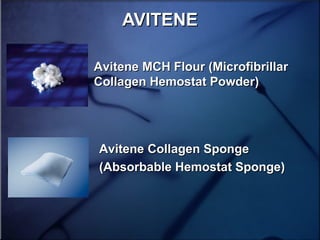 Use Of Tissue Sealants And Hemostatic Agents | PPT