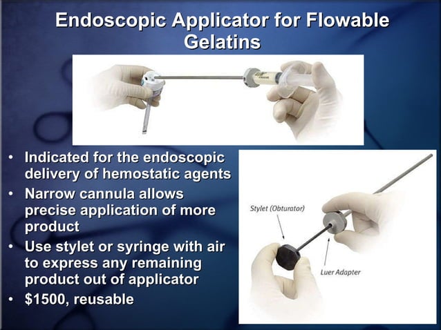 Use Of Tissue Sealants And Hemostatic Agents | PPT | First Aid | Injuries