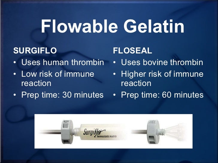 Use Of Tissue Sealants And Hemostatic Agents