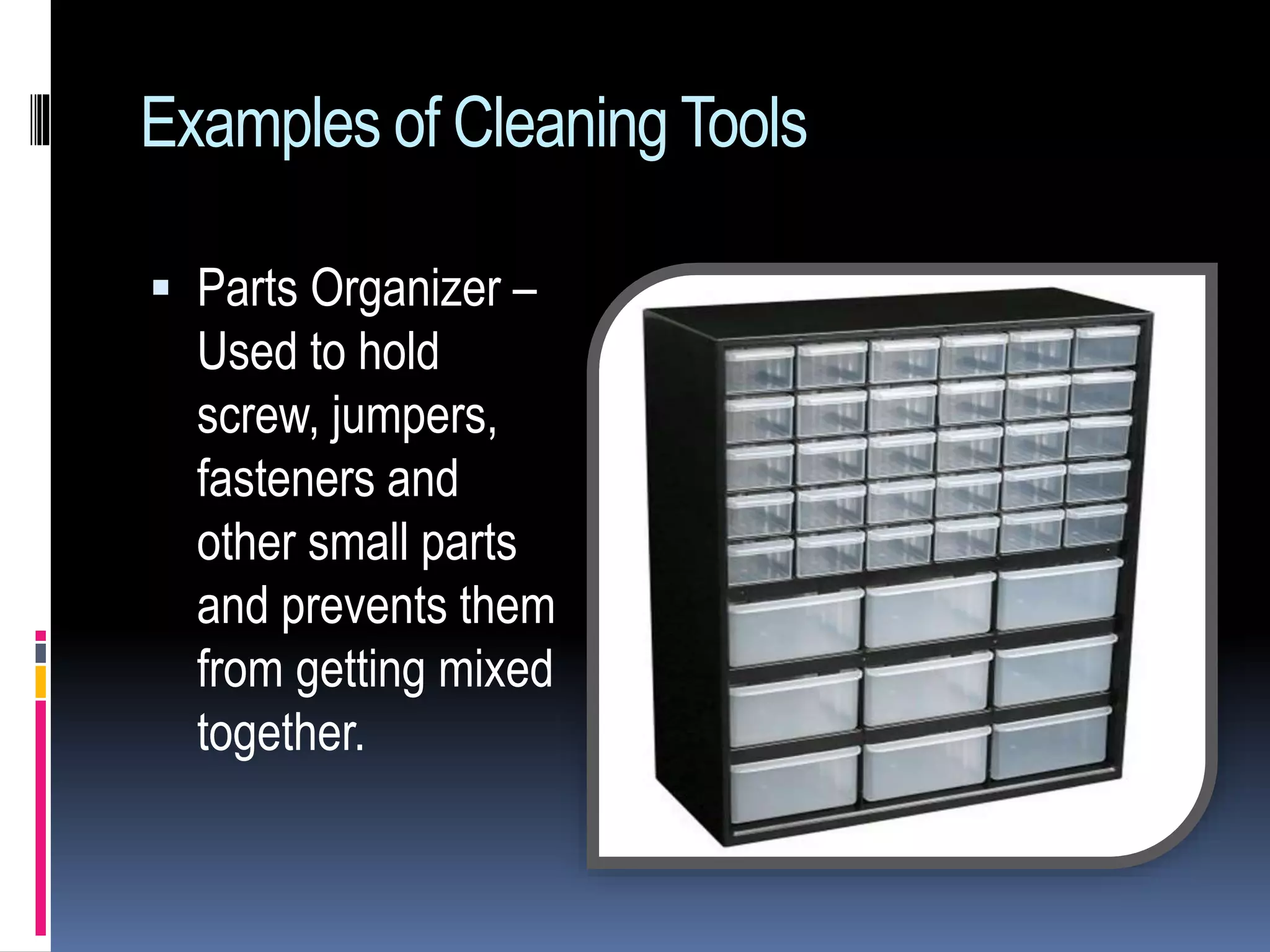 Use of tools in pc hardware servicing | PPTX