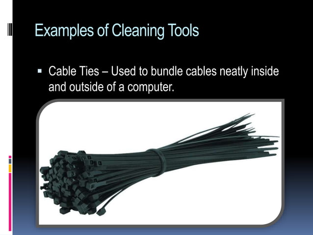 Use of tools in pc hardware servicing | PPTX | Computer Peripherals ...