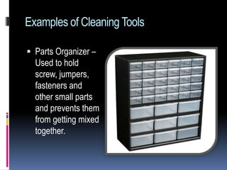 Parts Organizer Of Computer