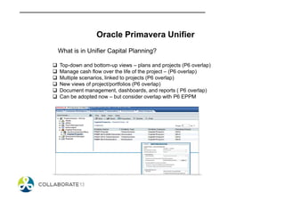 Use of unifier with primavera | PDF