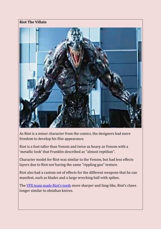 Implementation Of VFX In The Movie Venom 2018 | PDF